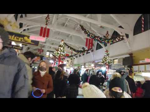 Saint John NB, Uptown at night - City Market