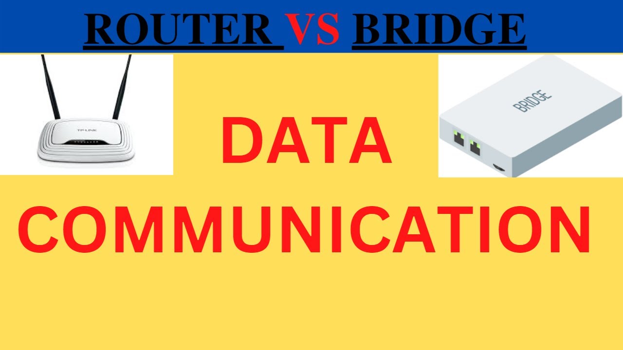 ROUTERS vs BRIDGES #Computer_Networking  #Data_Communication.