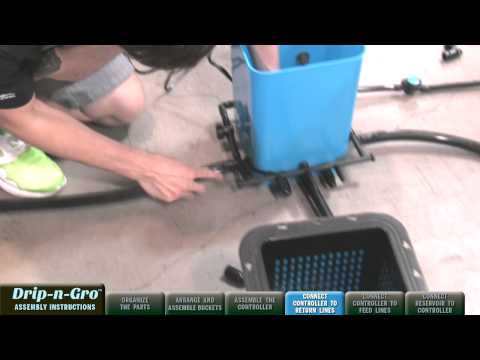 Drip-n-Gro™ Dual Top Feed Grow System Assembly Video ~ Hydroponics