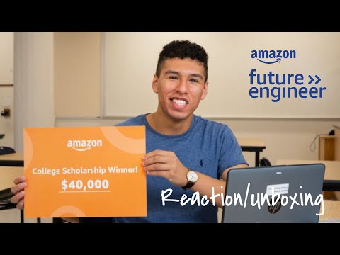 AMAZON Future Engineer Scholarship - Reaction, Reward Unboxing, Thoughts and Overview!