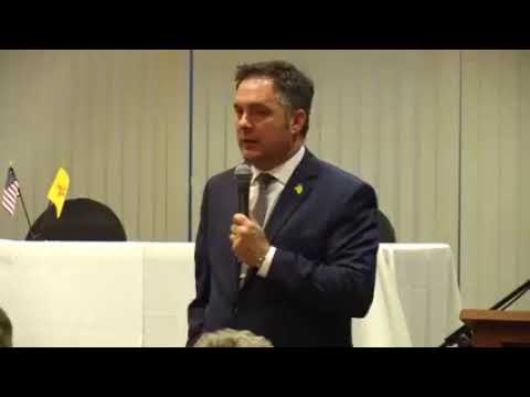 Jay Block at the Spoken Words New Mexico Republican Gubernatorial Candidate Forum