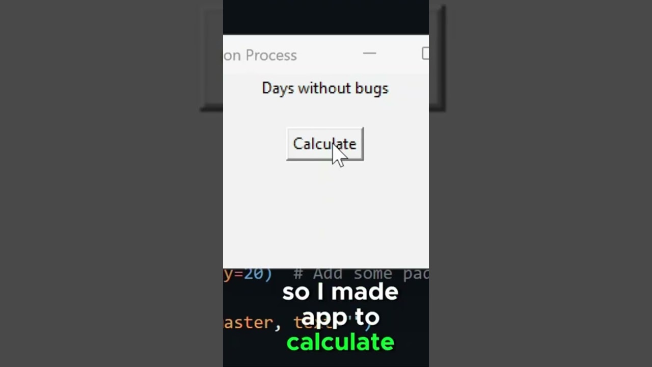 Bug calculator #codinglife #learncoding #codinggenius #softwareengineer