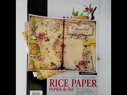 Tutorial - Printing On Tissue Paper, Vellum & Rice Paper