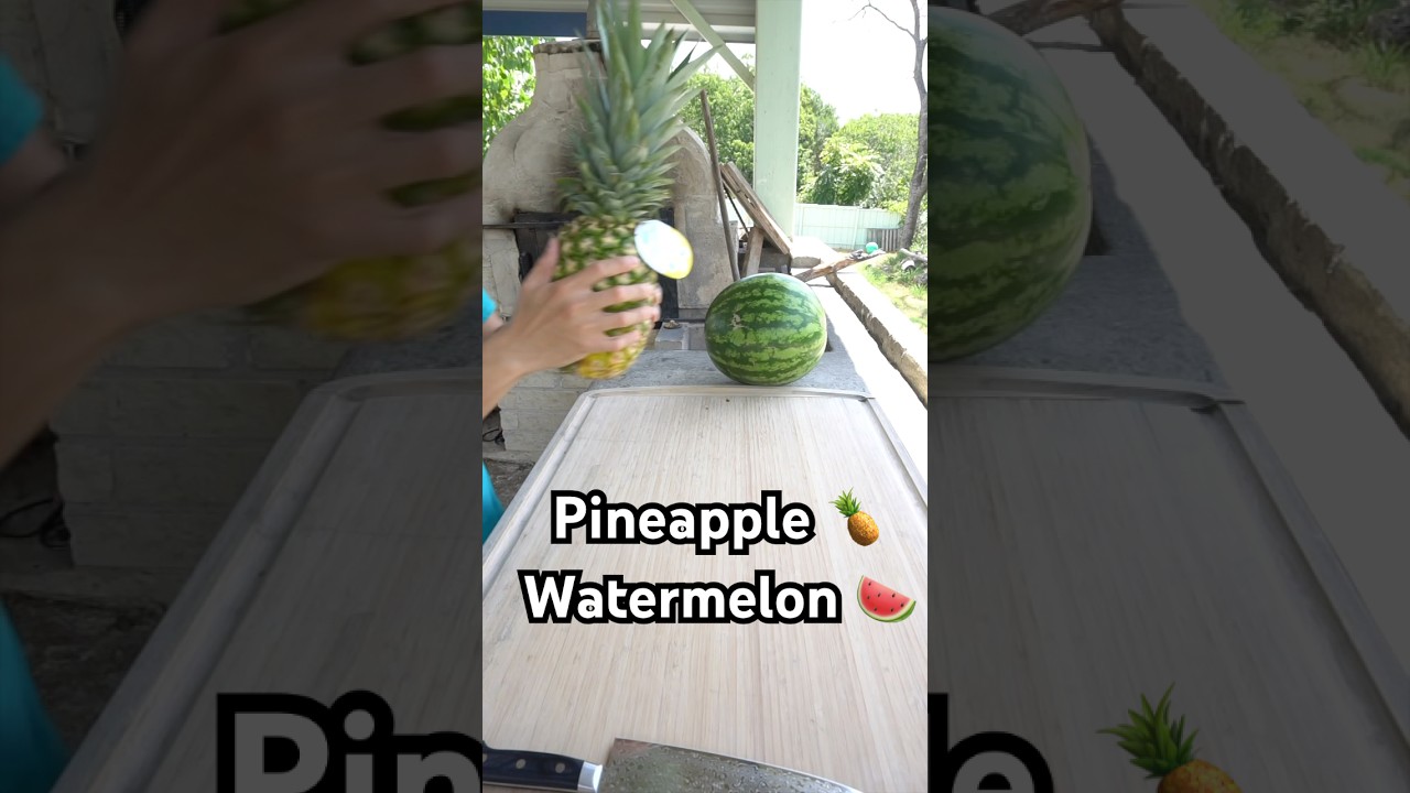 Fruit for summer. #Pineapple #watermelon #summer