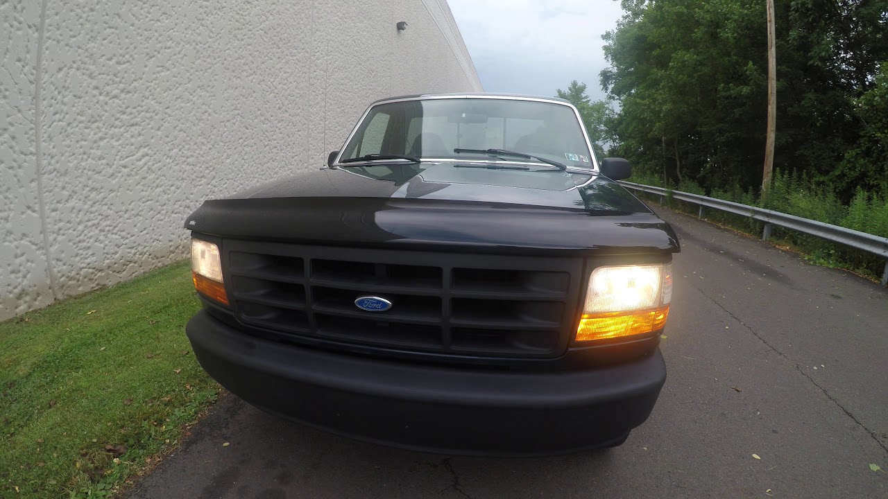 4K Review 1995 Ford F-150 4x4 5-Speed Manual Virtual Test-Drive & Walk-around
