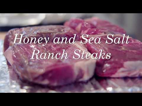 Honey and Sea Salt Ranch Steaks with Roasted Carrots (ButcherBox Ranch Steak | Grill)