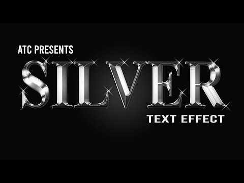 Silver Text Effect in Photoshop | Basic tutorial of PS | Real Silver Effect | Silver Metal Text
