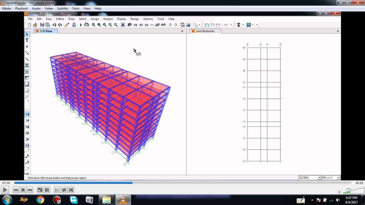 SAP2000 TUTORIAL SERIES : PART1-INTRODUCTION .
