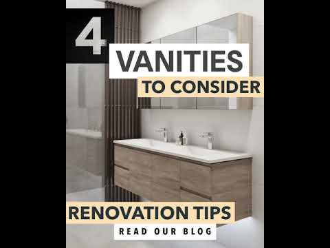 4 Types of Vanities