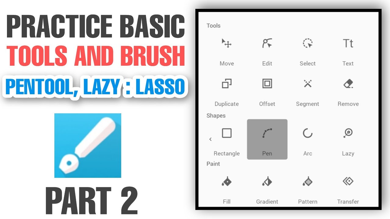 MASTER BASIC INFINITE DESIGN TOOLS || PRACTICE || VECTOR ART COURSE || PART 2