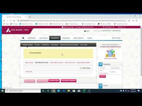 How To Add Beneficiary Or Add Payee In Axis Bank