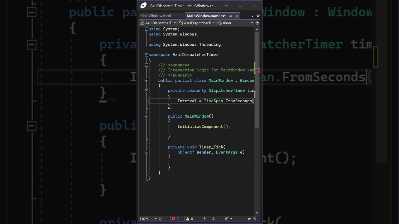 Use DispatcherTimer to Access the UI Thread in WPF