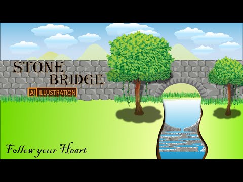 Stone Bridge || illustration || Follow your Heart