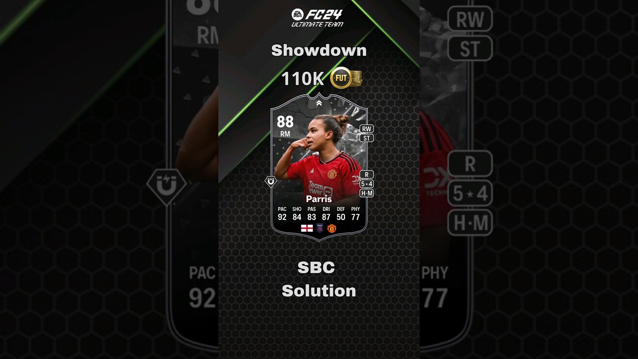 Showdown Nikita Parris 88 SBC - Solution Ea Sports FC 24