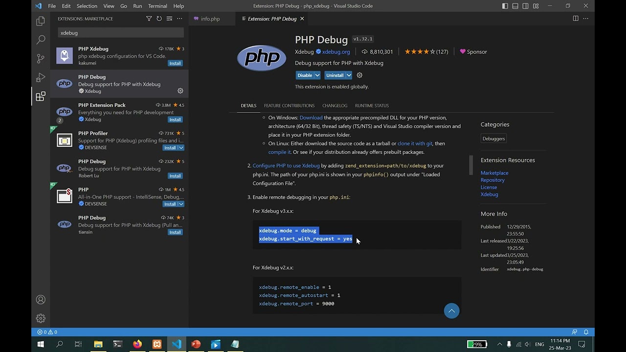 Debug PHP Code using Xdebug on VS Code