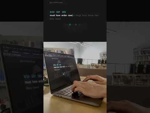 Typing 170+ WPM on MonkeyType for 10 words