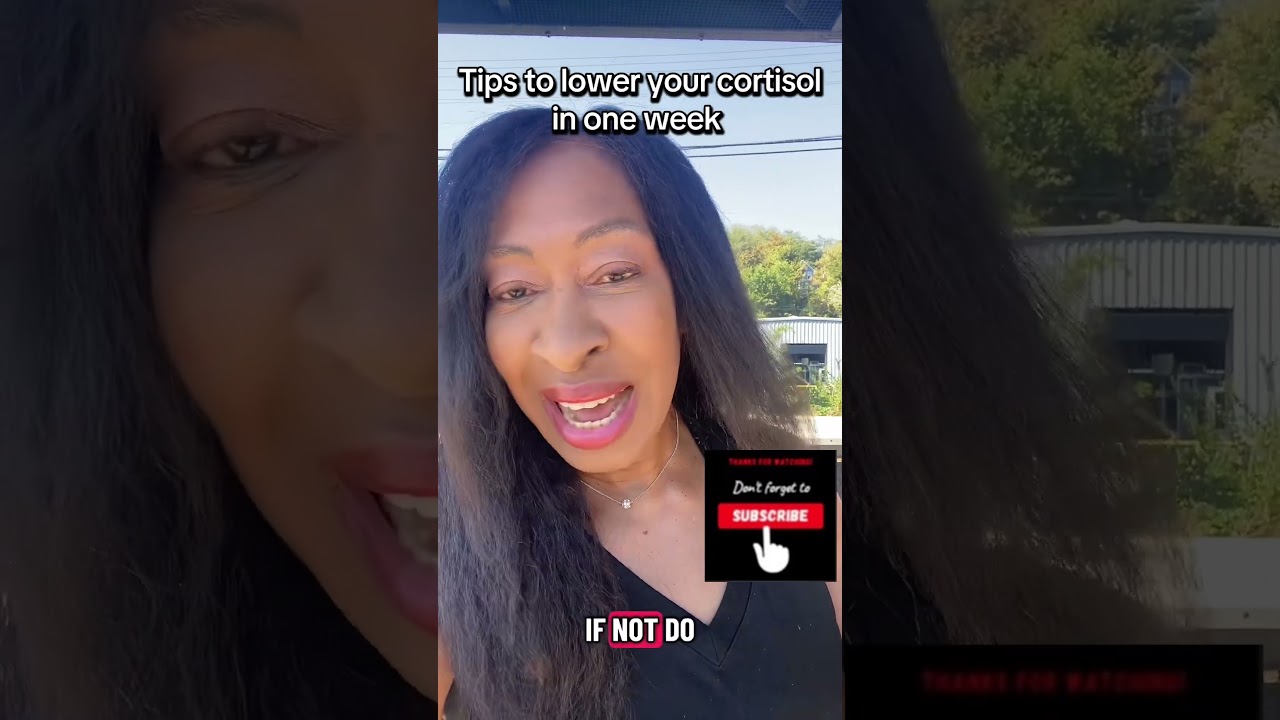 Lower your cortisol levels in one week with 3 tips. Take quiz in description. #cortisolbalance