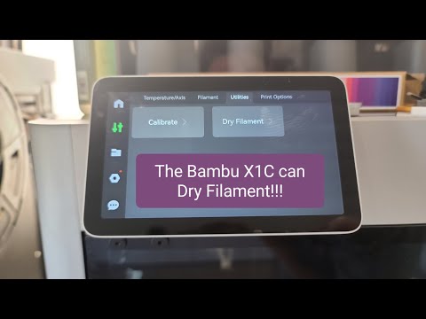 How to Dry Filament using the Bambu X1 Carbon!