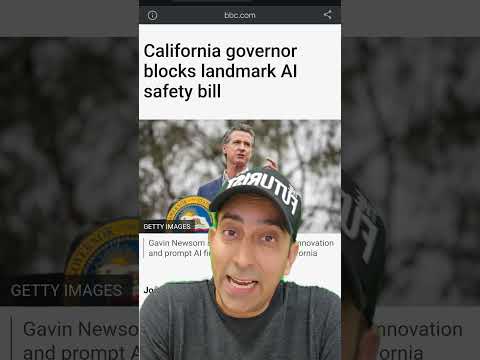 AI Safety Bill Shot Down in California — No Limits on AI Development | #shorts #ai #airegulations