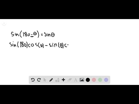 Complete them to revicw topics relevant to the remaining exercises. Show that sin(180^∘…