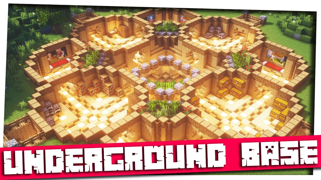 Minecraft Underground Base Map