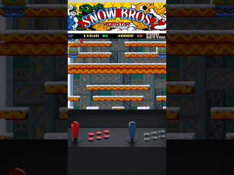Snow Bros Retro games #arcade #retrogames #snowbros