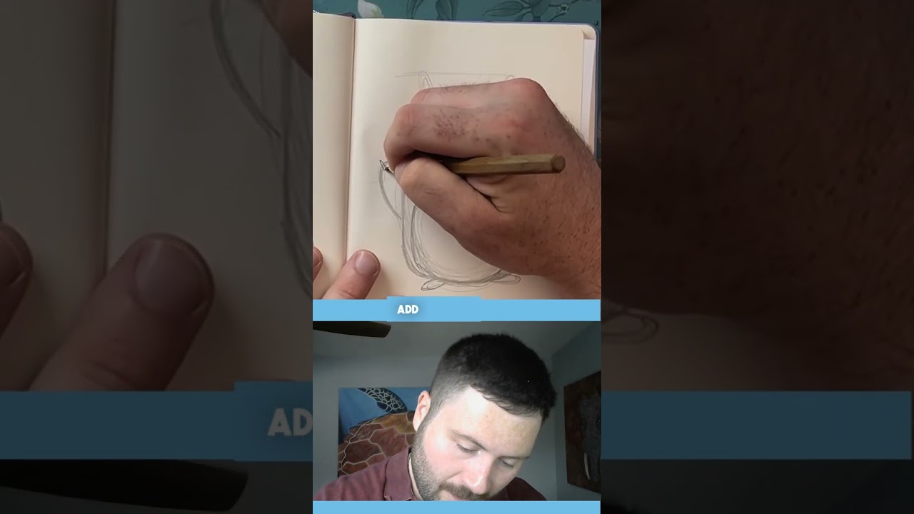 Easy Hand Drawing Tutorial Adding Thumbs & Fingers! #totoro #arttips