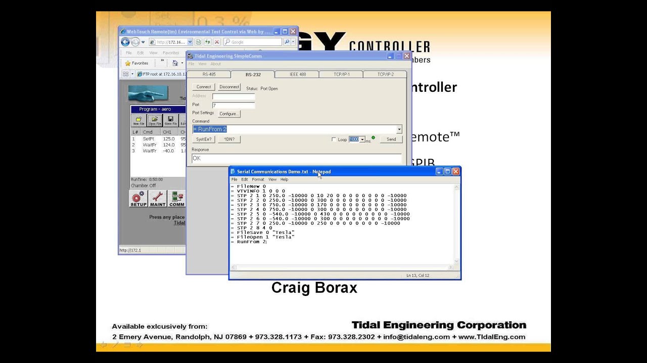 Program Creation and Loading - Synergy Controller Demonstration