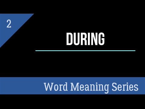 During Meaning in Hindi | During Use in Sentence | During Explanation