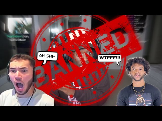 How many times has Kai Cenat been banned on Twitch?