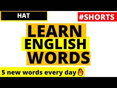 Learn English word hat (sentences with hat) #shorts