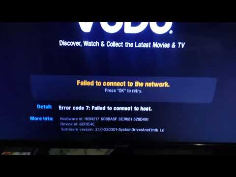 VUDU Error Code 7