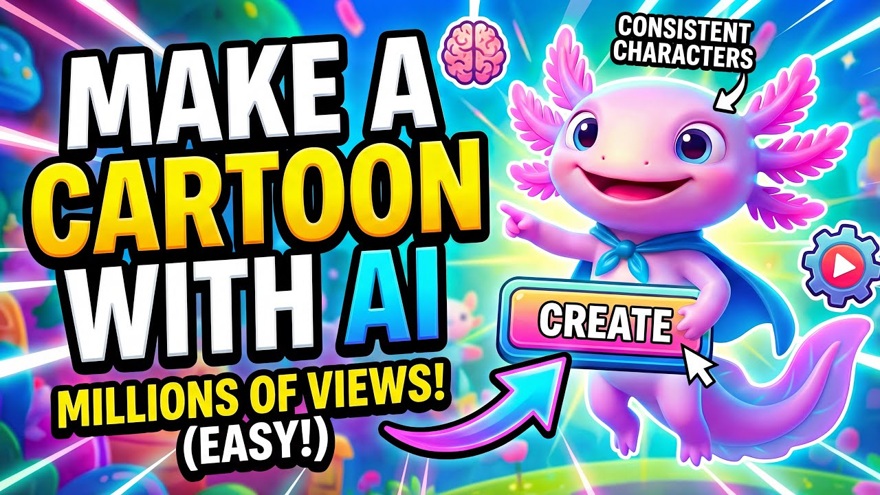 How to Create a FULL Animated Cartoon with AI (Consistent Characters)