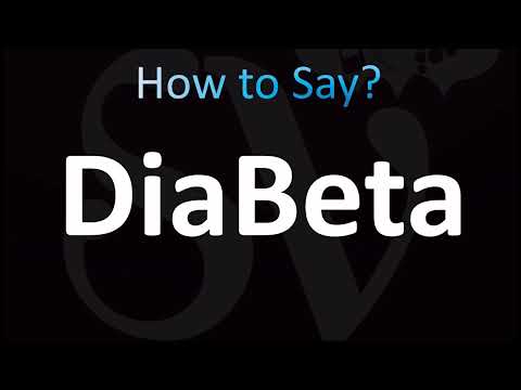 How to Pronounce DiaBeta (CORRECTLY!)
