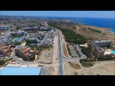 Chloraka to Kato Paphos and back By Cyprus aerial filming Visit us on face book