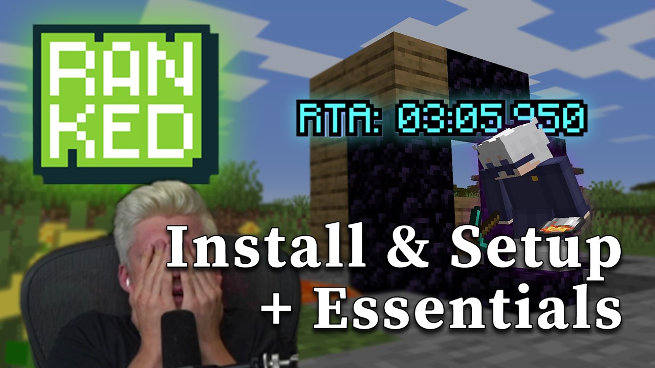 (READ COMMENTS) How to Install and Setup Minecraft Speedrunning Ranked + Essentials