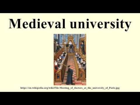 Medieval university