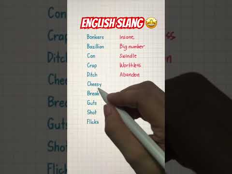 English Slang #english #vocabulary #slang #synonyms #learnenglish