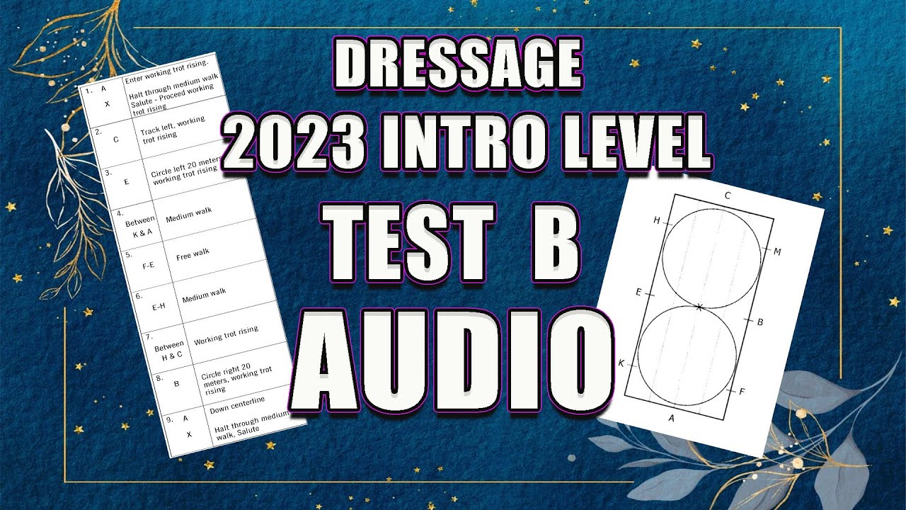 NEW USDF 2023 INTRO TEST B *READ THROUGH* AUDIO TEST
