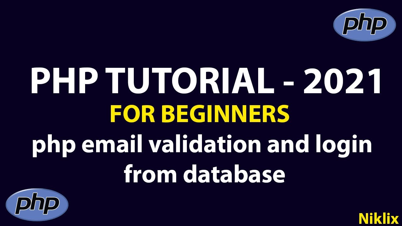 PHP Server Side Form Validation | PHP form Validation | Login Page in PHP | How to create Login Page