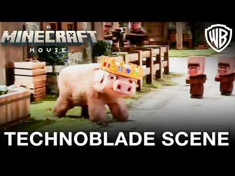 A Minecraft Movie (2025) | Technoblade Cameo Scene | Emotional Tribute