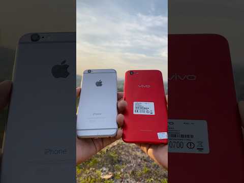 Compare Camera 📹 Apple Iphone 6 VS Vivo Y81S