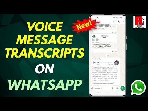 How to Use Voice Message Transcripts Feature on WhatsApp (New Update)