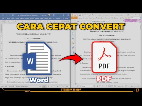 Cara convert word ke pdf tanpa internet