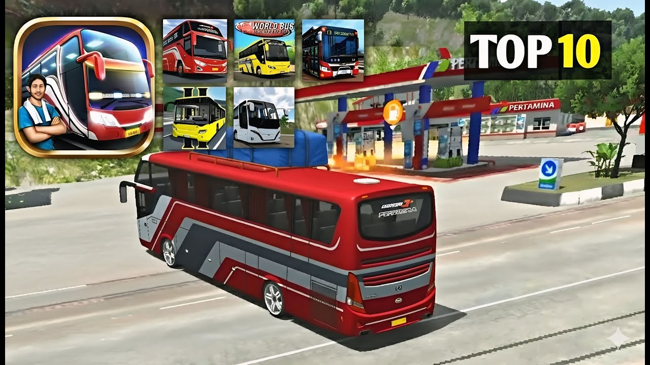 🚚TOP 12 Bus Games Bus Sim for Android