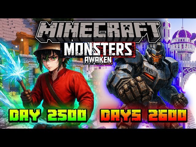 จะเกิดอะไรขึ้น!!🐲เอาชีวิตรอด 2600 วันในโลกไคจูยึดครอบโลก🐲| Minecraft ...
