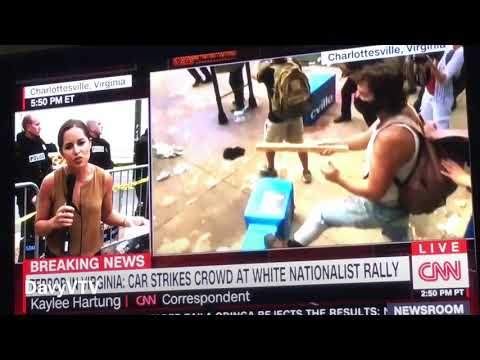CNN Reporter Kaylee Hartung Downplays Deadly Charlottesville, VA White Supremacist Neo Nazi Attacks