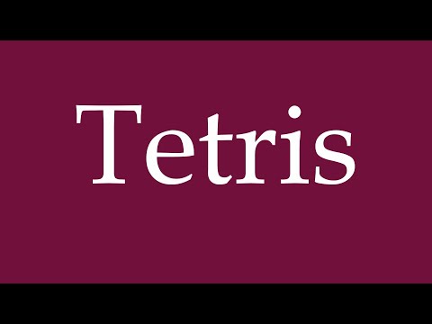 How to Pronounce ''Tetris'' Correctly in German