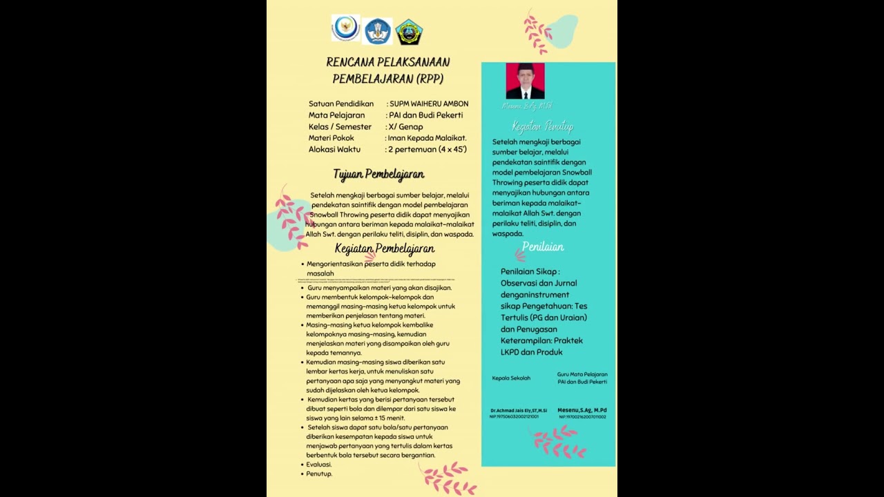 PERANGKAT PEMBELAJARAN (RPP)