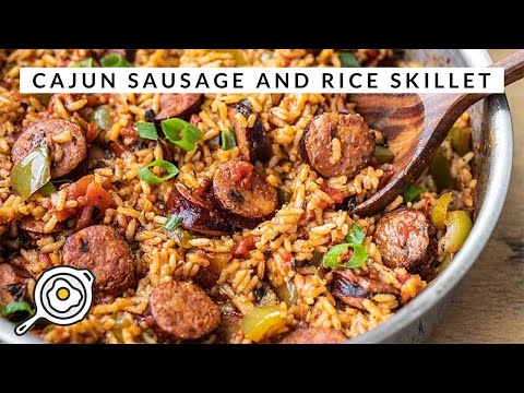 Cajun Sausage and Rice Skillet